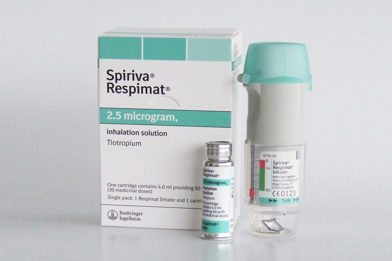 Spiriva Respimat 2 5micrograms dose Solution For Inhalation Cartridge 